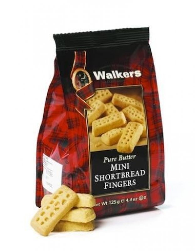Shortbread Mini Fingers Walkers 125 gram - Dryckesglas.se